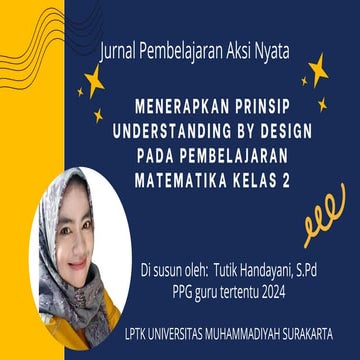 AKSI NYATA Jurnal Pembelajaran UBD_PPD GURU TERTENTU | PDF