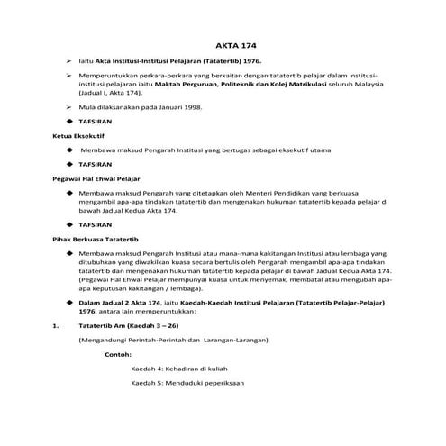 Akta 174 | DOC