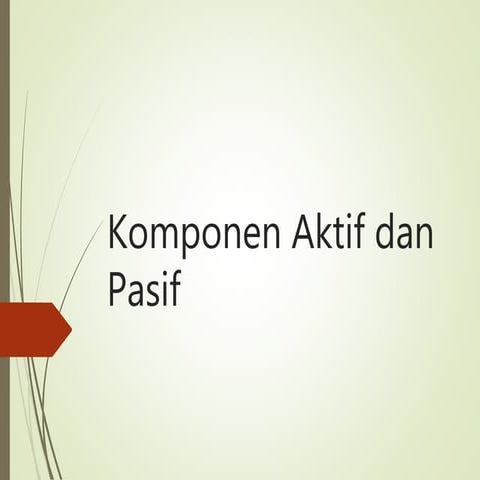 Aktif pasif | PPTX