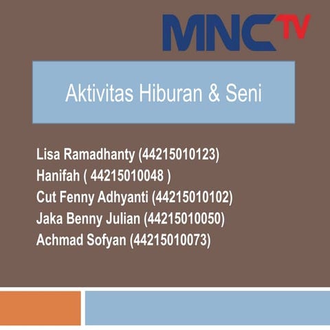 MNC TV | PPT