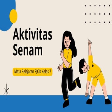 PPT TENTANG SENAM LANTAI DALAM PEMBELAJARN PJOK | PPTX