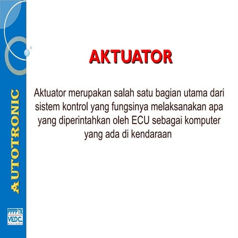 sensor_dan_akuator sistem kendaraanjjjjj | PPT