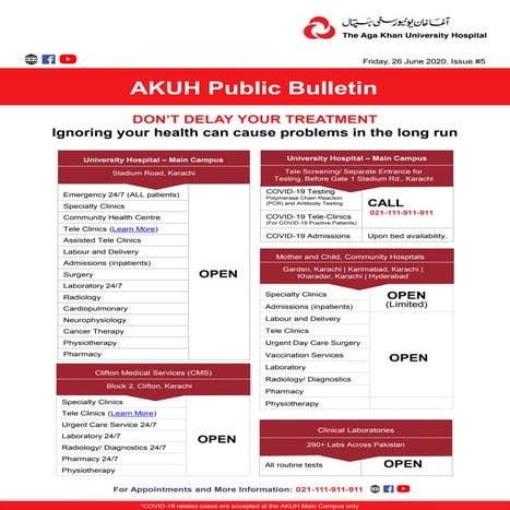 Akuh Public Bulletin 26 June 2020 | PDF