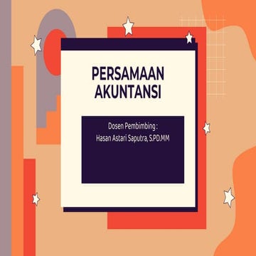 Akuntansi persamaan dasar pptx | PPTX