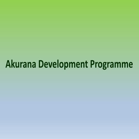 Akurana Development Programm | PPTX