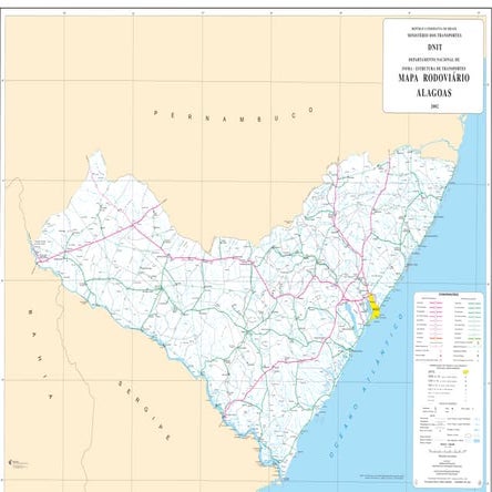 Mapa de Alagoas (IBGE) | PDF