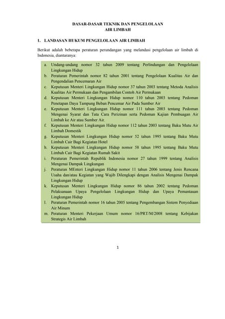 KEPMENLH RI No. 48 Tahun 1996 tentang Baku Tingkat Kebisingan | PDF