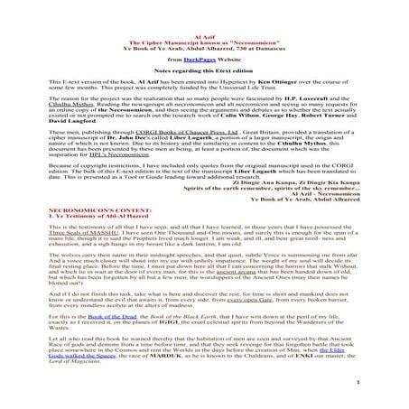 Al azif-necronomicum | PDF