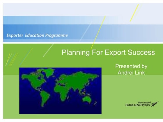 Export plan | PPT
