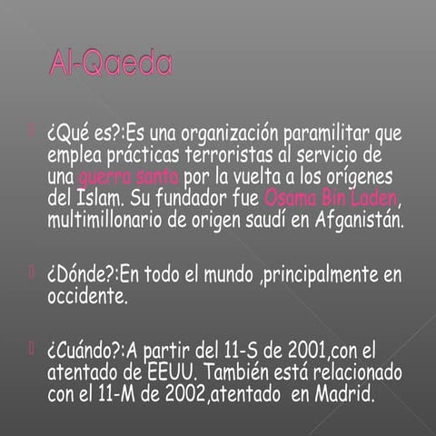 Al qaeda | PPTX
