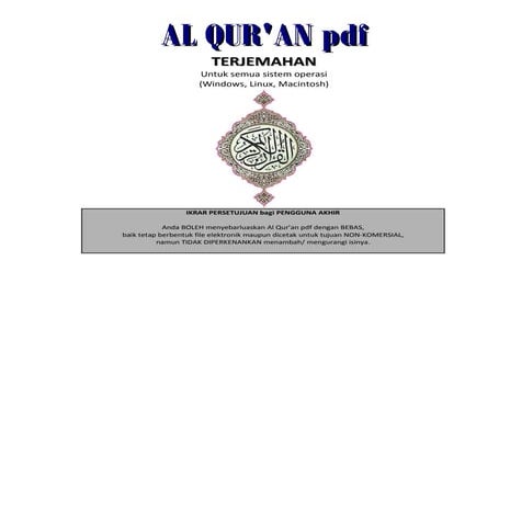 Al quran-pdf-terjemah | PDF