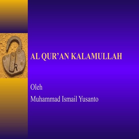 Al qur'an kalamullah | PPT