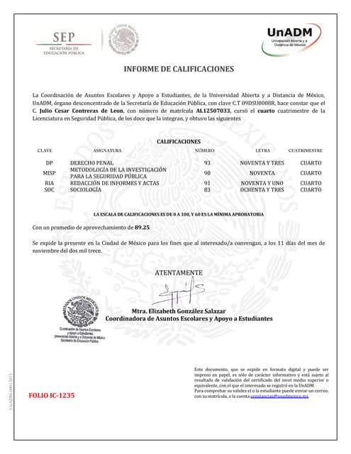 Constancia De Estudios Editor De Texto Certificados Imprimibles Unamed