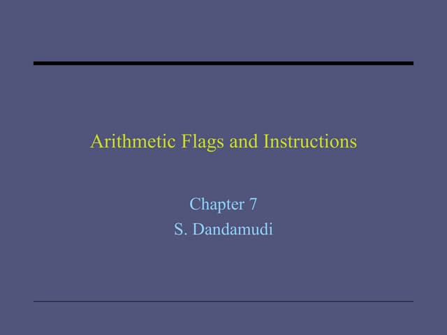 flag register of 8086 | PPTX