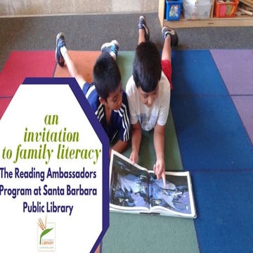 Reading Ambassadors: An Invitation to Family Literacy | PPTX