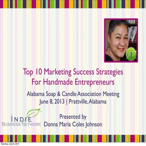 Alabama marketing-strategies-for-handmade-entrepreneurs | PPT