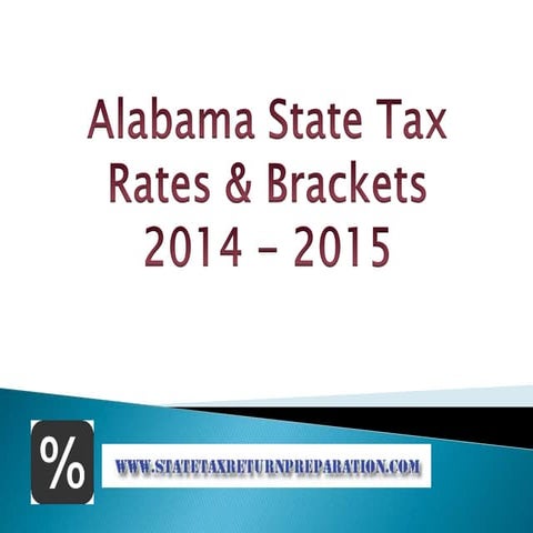 Alabama State Tax Rates 2015 | AL Tax Rates | PPTX | Personal Taxes ...