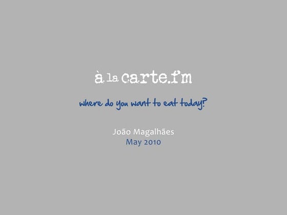 Arbor Eats Final Presentation | PPT