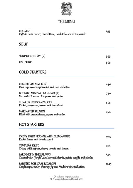 Joy english menu main course | PDF