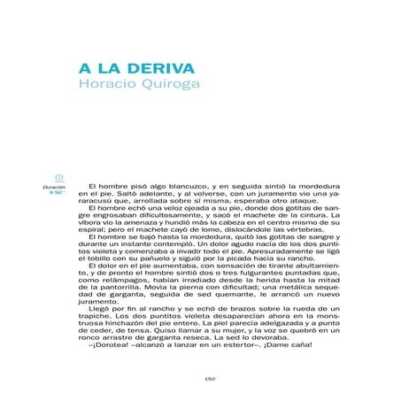 "A la deriva" | PDF