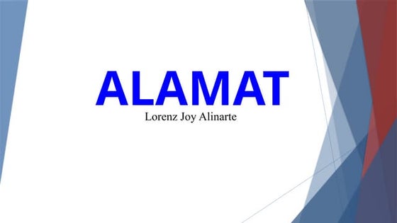 ALAMAT, PABULA, PARABULA. pptx | PPTX