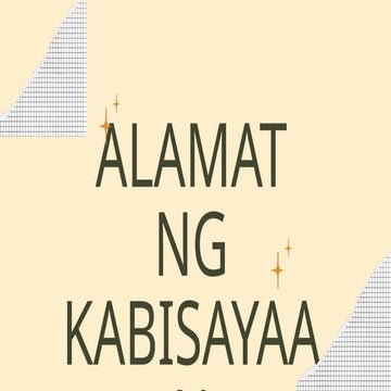 HALIMBAWANG ALAMAT NG KABISAYAAN AT PAGTALAKAY SA KAHULUGAN AT ELEMENTO ...