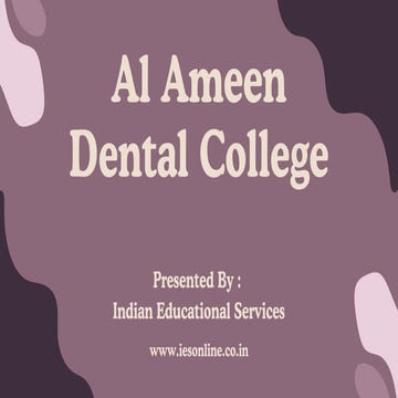 Exploring the Al Ameen Dental College.pdf