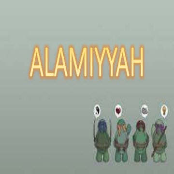 Alamiyyah uztzh baru | PPTX