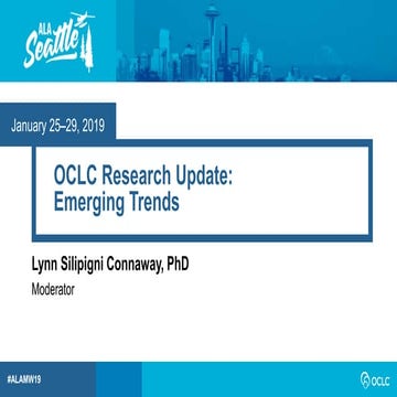 OCLC Research update: Emerging trends. | PPT