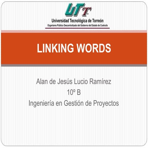 LINKING WORDS | PPT