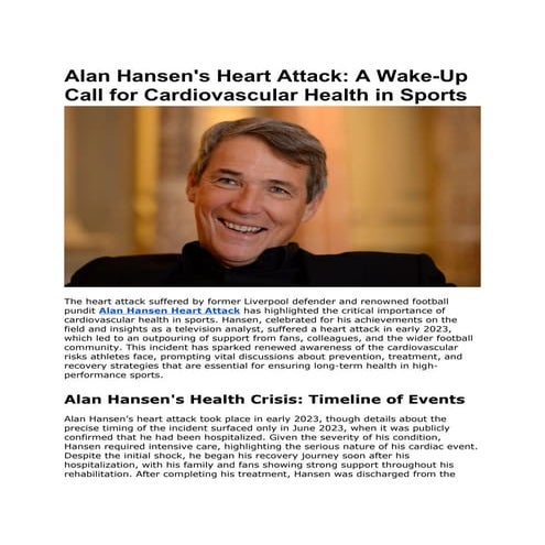 Alan Hansen's Heart Attack_ A Wake-Up Call for Cardiovascular Health in Sports.docx