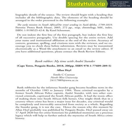 Alan Heyl Bankrobber | PDF