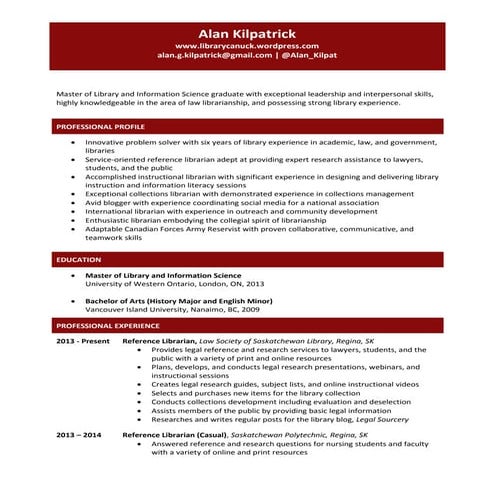 Alan Kilpatrick (CV) | PDF