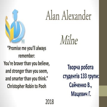 Alan Milne | PPTX