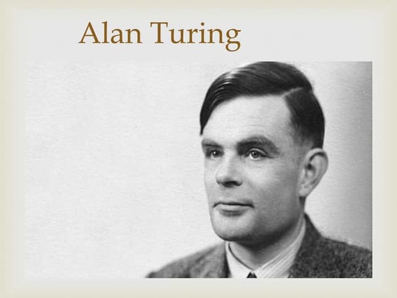 Presentación Alan Turing | PDF