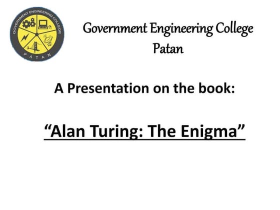 alan turing ppt.pptx biography of alan turing | PPTX