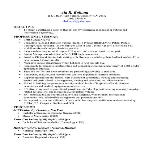 Ala resume[1] | DOC
