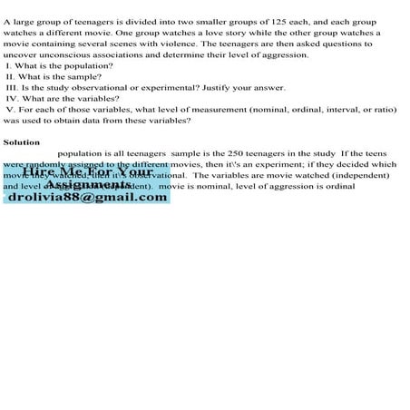 A large group of teenagers is divided into two smaller groups of 125.pdf