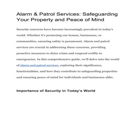 Alarm & Patrol Services_ Safeguarding Your Property and Peace of Mind.docx