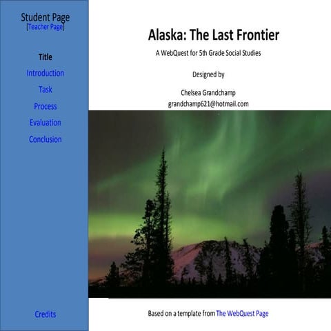 Alaska WebQuest | PPT