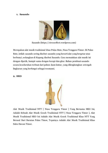 IPAS TP 7 CONTOH ALAT MUSIK TRADISIONAL.pptxggggggggggg | PPTX