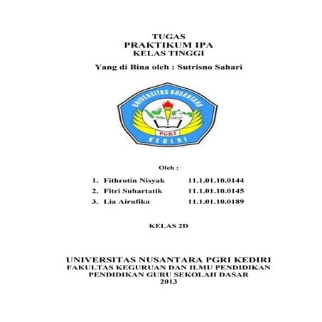 Alat praktikum ipa | DOCX