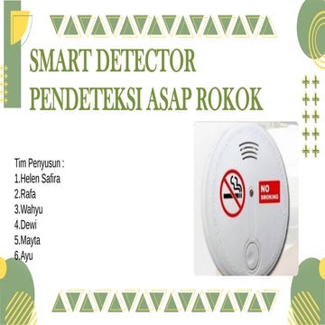 Alat teknologi tepat guna_Smart detector pendeteksi asap rokok ...