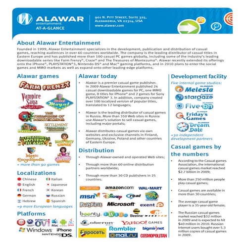 Alawar Steam Publisher: Alawar Casual