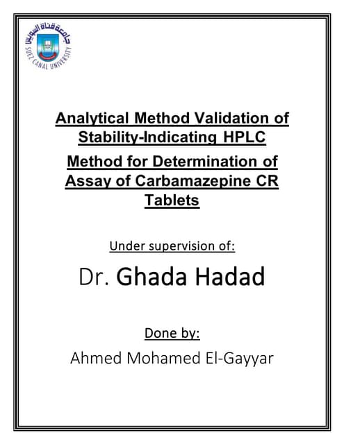Development and Validation of Reversed Phase-High-Performance Liquid Chromatography, Dissolution ...