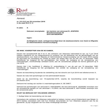 Albanees gebruikt vals Grieks paspoort om verblijf te vragen | PDF