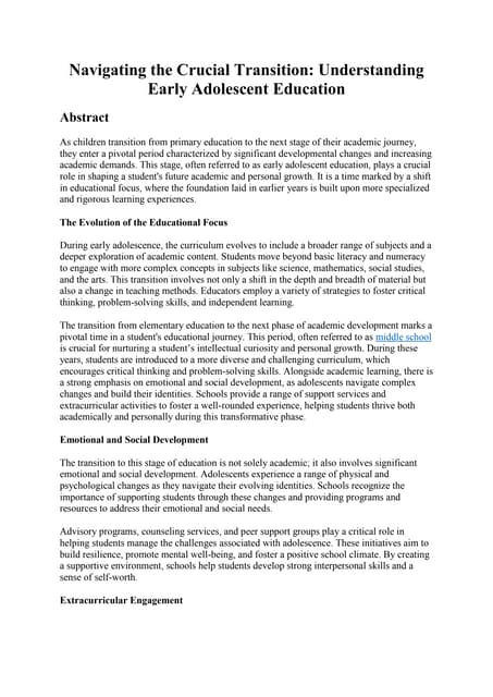 Navigating the Educational Landscape: A Comprehensive Guide to Understanding Schools | PDF