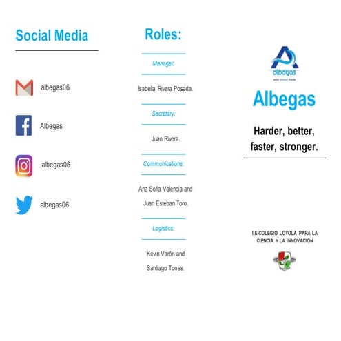 Albegas bruchure | PPT