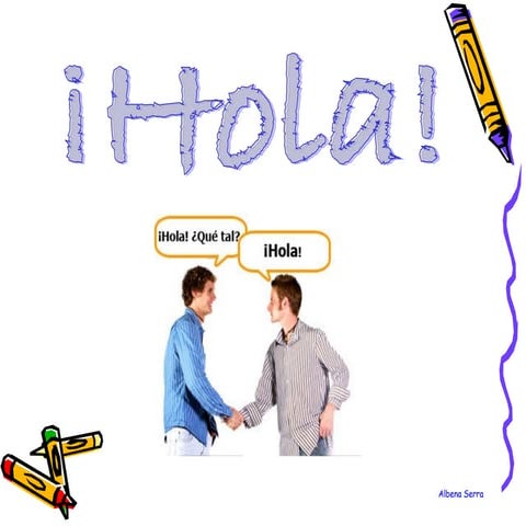 presentación primeras clases español lengua extranjera | PPT