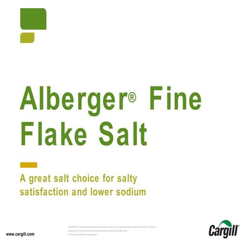 Alberger® Fine Flake Salt 2015 | PPT